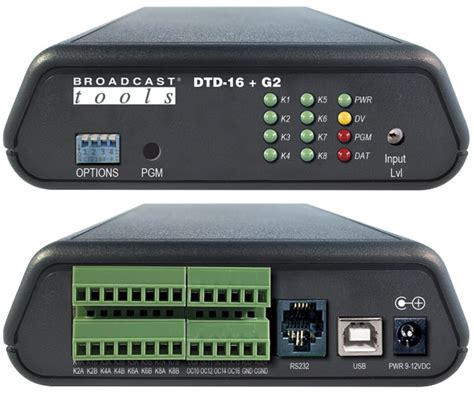 Dtd 16 G2 Dtmf Decoder W Relay Outputs And Usbserial Broadcast