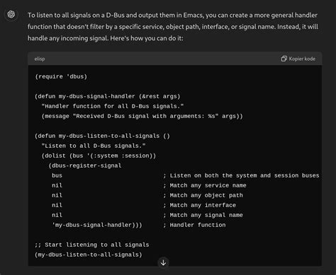 Using Emacs To Monitor Dbus Random Thoughts