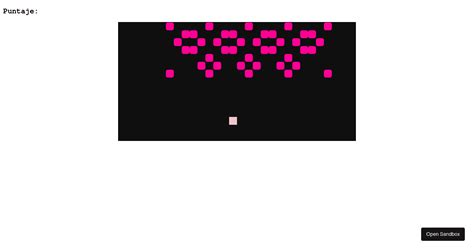 Space Invaders Codesandbox