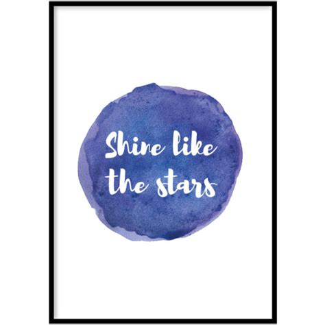 Poster Shine Posterkinderkamernl Snel In Huis Geboorteposter