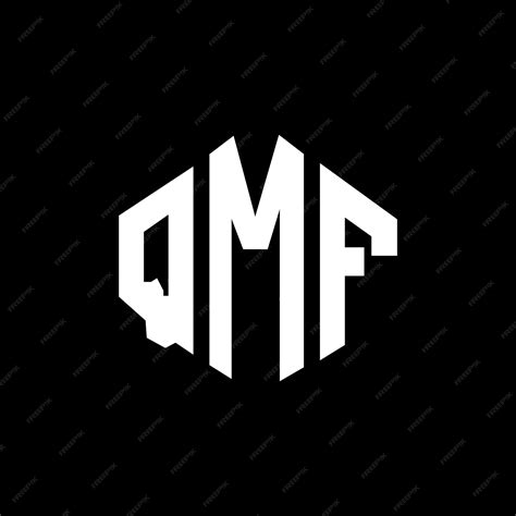 Premium Vector Qmf Letter Logo Design With Polygon Shape Qmf Polygon