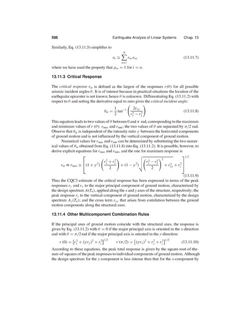 [anil k dynamics of structures theory 598 earthquake analysis of