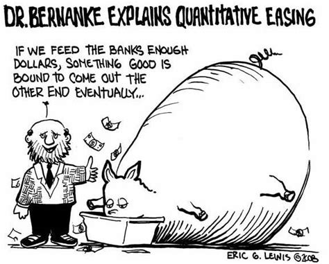 Professor Bernanke Explains Quantitative Easing Cartoon Home The