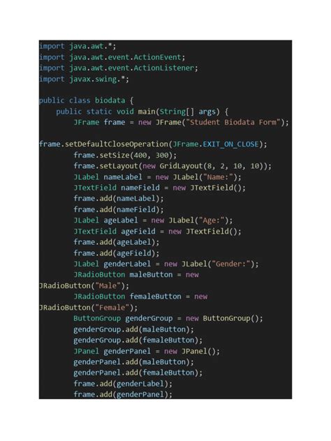 Biodata Pdf String Computer Science Computer Programming