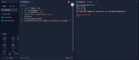 numpy nd compute the condition number of a matrix askpython