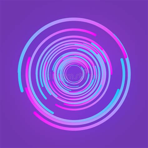 Abstract 3d Rendering Composition Of Multicolored Circles Computer Generated Geometric Pattern