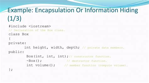 Encapsulation Ppt