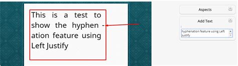 text areas options hyphenation