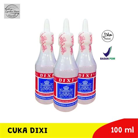 Jual Cuka Dixi 100ml Kemasan Botol Shopee Indonesia