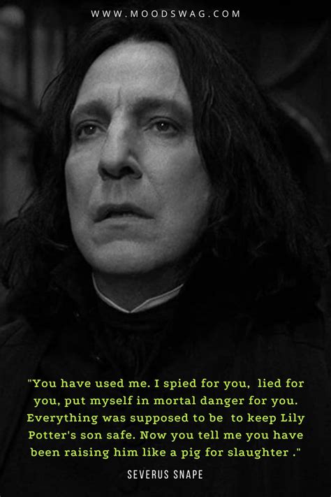 25 Best Severus Snape Quotes Alan Rickman Quotes Snape Quotes