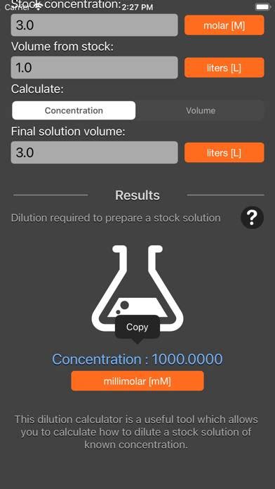 Solution Dilution Calculator App Download Worldsapps