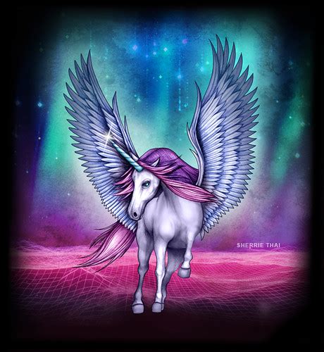 Synthwave Unicorn By Sherrie Thai Of Shaireproductions Flickr