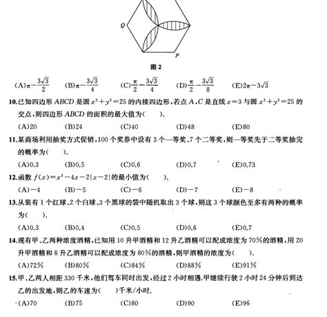 考研199管理类联考2021年真题及答案百度网盘下载