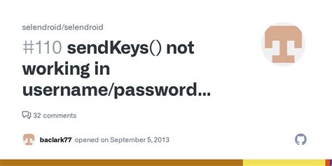 Sendkeys Not Working In Usernamepassword Edittext Fields · Issue 110 · Selendroidselendroid
