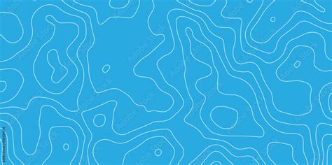 Abstract Topographic Map Patterns Topography Line Map The Blue On
