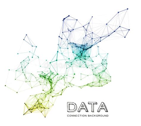 Abstract Network Connection Background Stock Vector Illustration Of