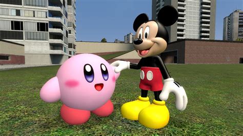 Request Gmod Kirby And Mickey Being Friends By Kirbystar2023 On