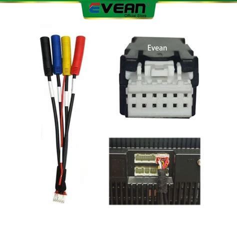 Not Universal 12pin Camera Input Line Adapter For Car 360 Camera Android Multimedia Navigation