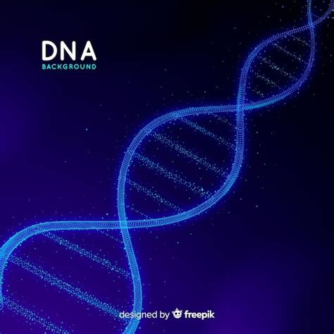 추상 Dna 배경 무료 벡터