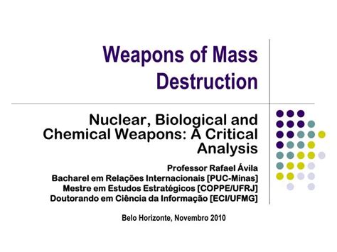 PPT Weapons Of Mass Destruction PowerPoint Presentation Free