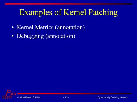 Ppt Dynamically Evolving Operating System Kernels Powerpoint