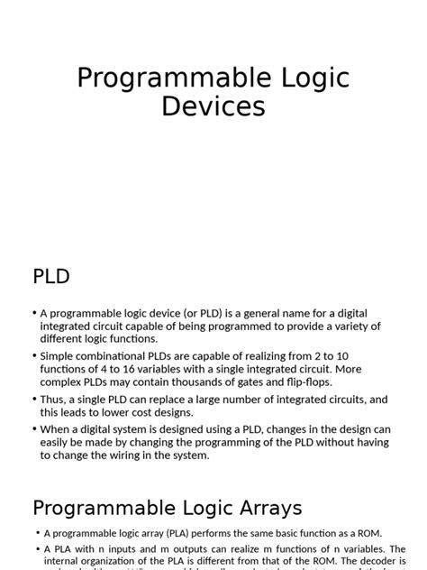 Programmable Logic Devices Pdf Field Programmable Gate Array Logic Gate