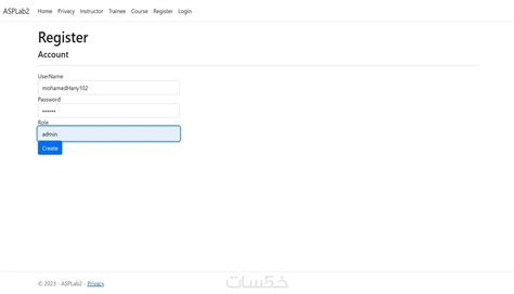 برمجة مواقع إلكترونية بإستخدام Aspnet Core Mvc خمسات
