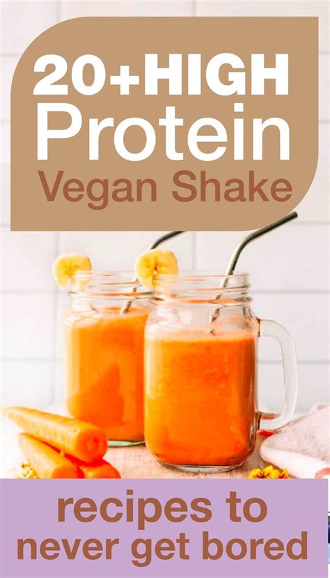 Vegan Protein Shake Recipes Easy High Protein Plant Based Smoothies