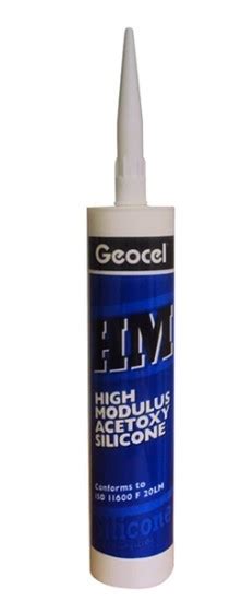 Geocel Hm High Modulus Acetoxy Silicone Sealant 310ml Box Of 12