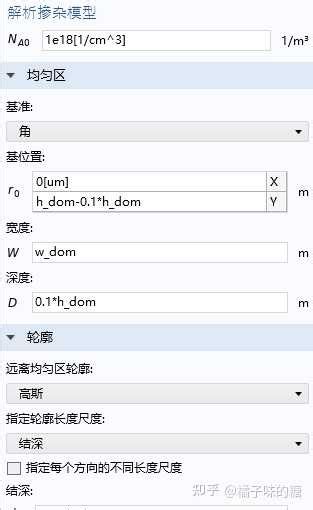 在comsol 半导体模块中，定义掺杂时，解析掺杂模型和几何掺杂模型有什么区别呢？ 知乎