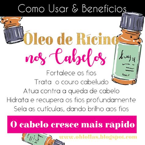 Como Usar Óleo De Rícino No Cabelo Oh Lollas