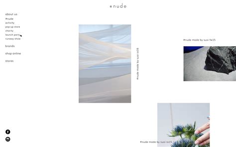 Nude Website Behance