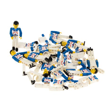 1x Lego Technic Teile Set Figur B Ware Weiß Blau 8714 8223 Tech037