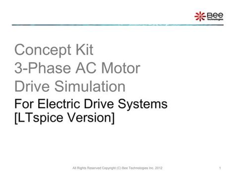 Simple Model of DC Motor using LTspice | PPT