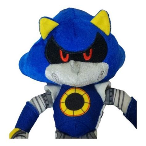 TOMY Metal Sonic Plush Toy A Sonic The Hedgehog Stuffed Animal © SEGA ...