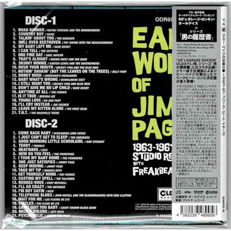 Va Early Works Of Jimmy Page 1963 1967 Studio Recordings With