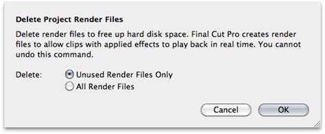 Quick Tip Clean House By Clearing Your Render Files In Final Cut Pro X The Beat A Blog By