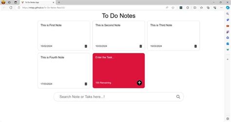 Teju M On Linkedin Todo Notesapp Reactjs