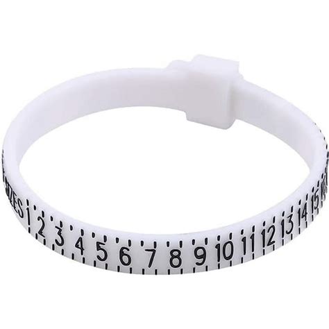 Ring Sizer Measures Finger Gauges Ring Sizes Uk A To Z With Ring Size