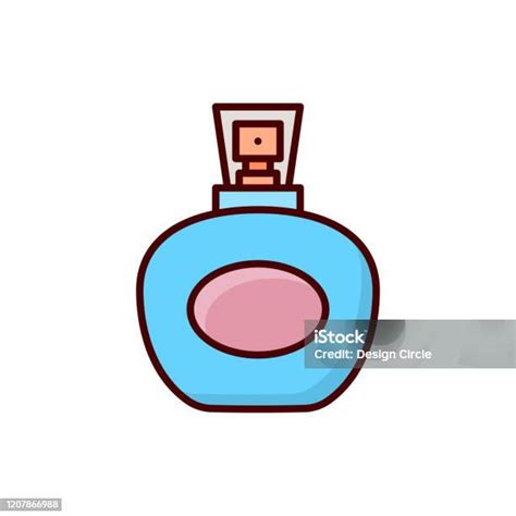 향기 병 벡터 선 아이콘 채워진 윤곽선 스타일 그림입니다 0명에 대한 스톡 벡터 아트 및 기타 이미지 0명 마스카라