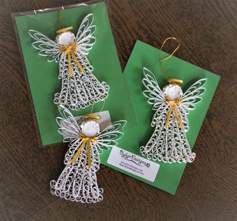 Quilled Angel Ornament Etsy Quilling Designs Quilling Christmas