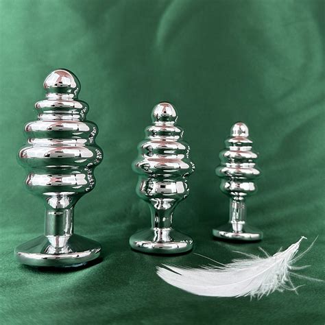 Thread Butt Plug Princess Anal Plug Silver Butt Plugs Beginner Anal