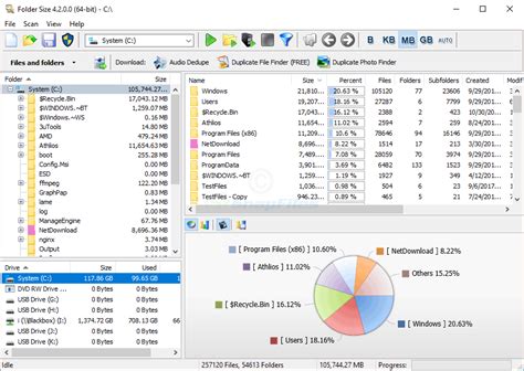 MindGems Folder Size Analyze Disk Space Usage