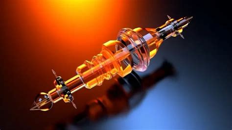 3d Model Of Medical Injection Syringe Background Injection Needle