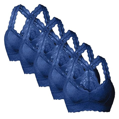 Dondpo Bras For Womenbralettes For Women Women Plus Size 5pc Vest Crop