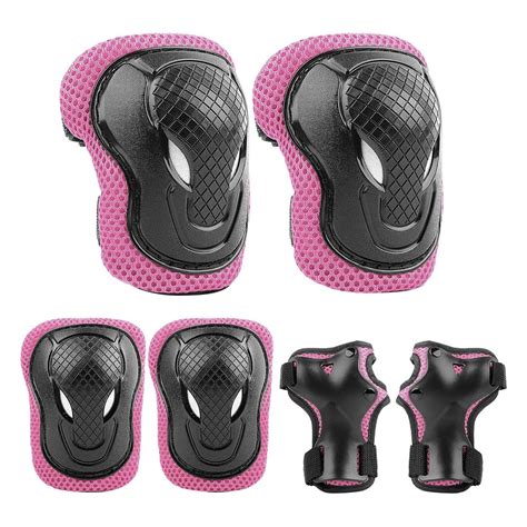 Комплект от 6 броя предпазни средства за деца наколенки налакътници и предпазители за длани