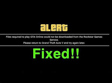 How To Fix GTA Online S Files Required To Play Error