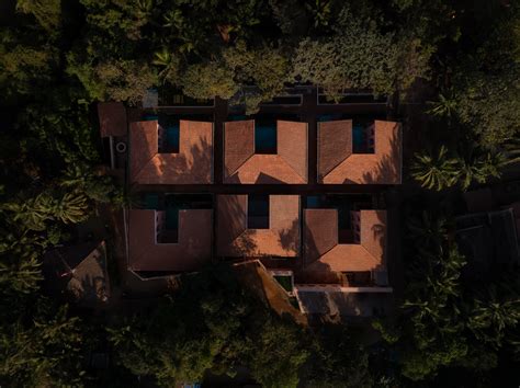 Peach Coloured Walls Enliven Baia Villas By Jugal Mistri Architects