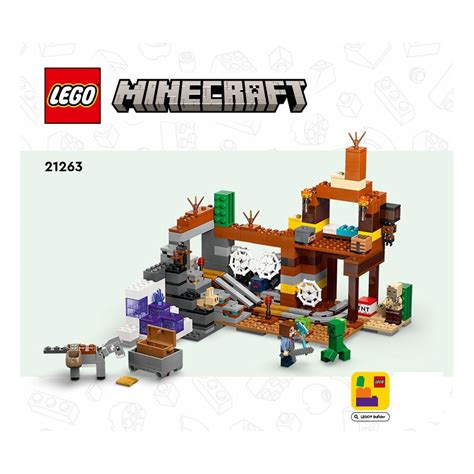 Instruction Lego Minecraft The Badlands Mineshaft 21263