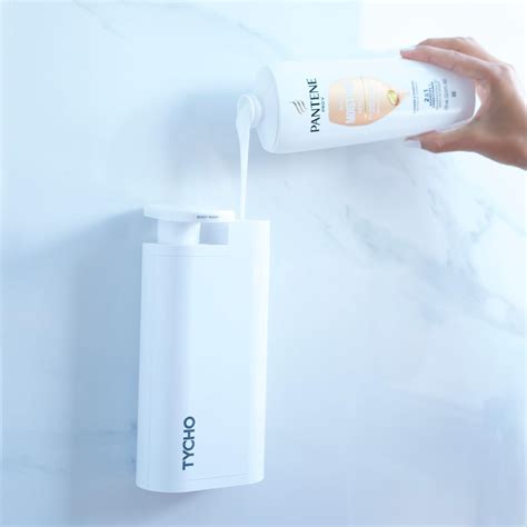 Tycho Wall Mounted Shower Pump Dispenser With Waterproof